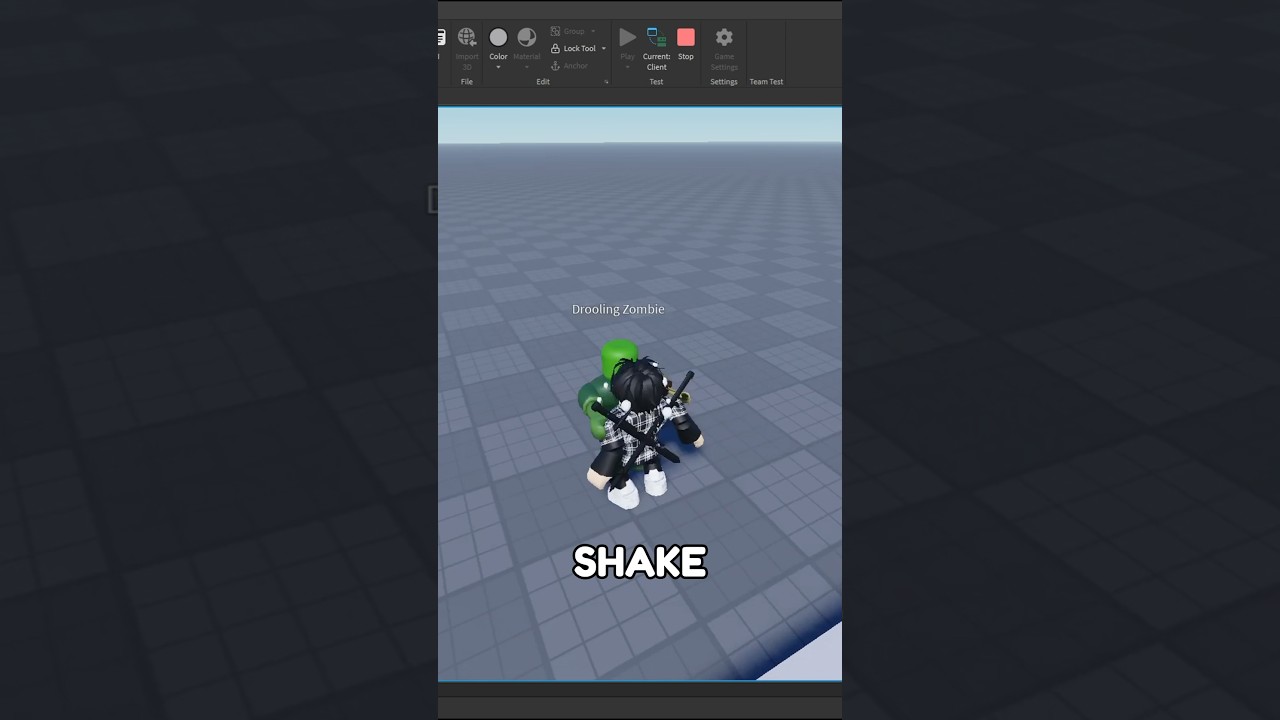 How to make screen shake when damage in roblox studio tutorial #robloxstudio #robloxstudiotutorial