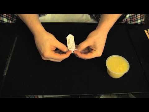 How To Make an Origami Spoon Using The Snack Lid | The Secrets of Origami