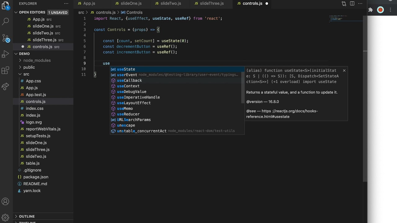 How to build a slider in React JS