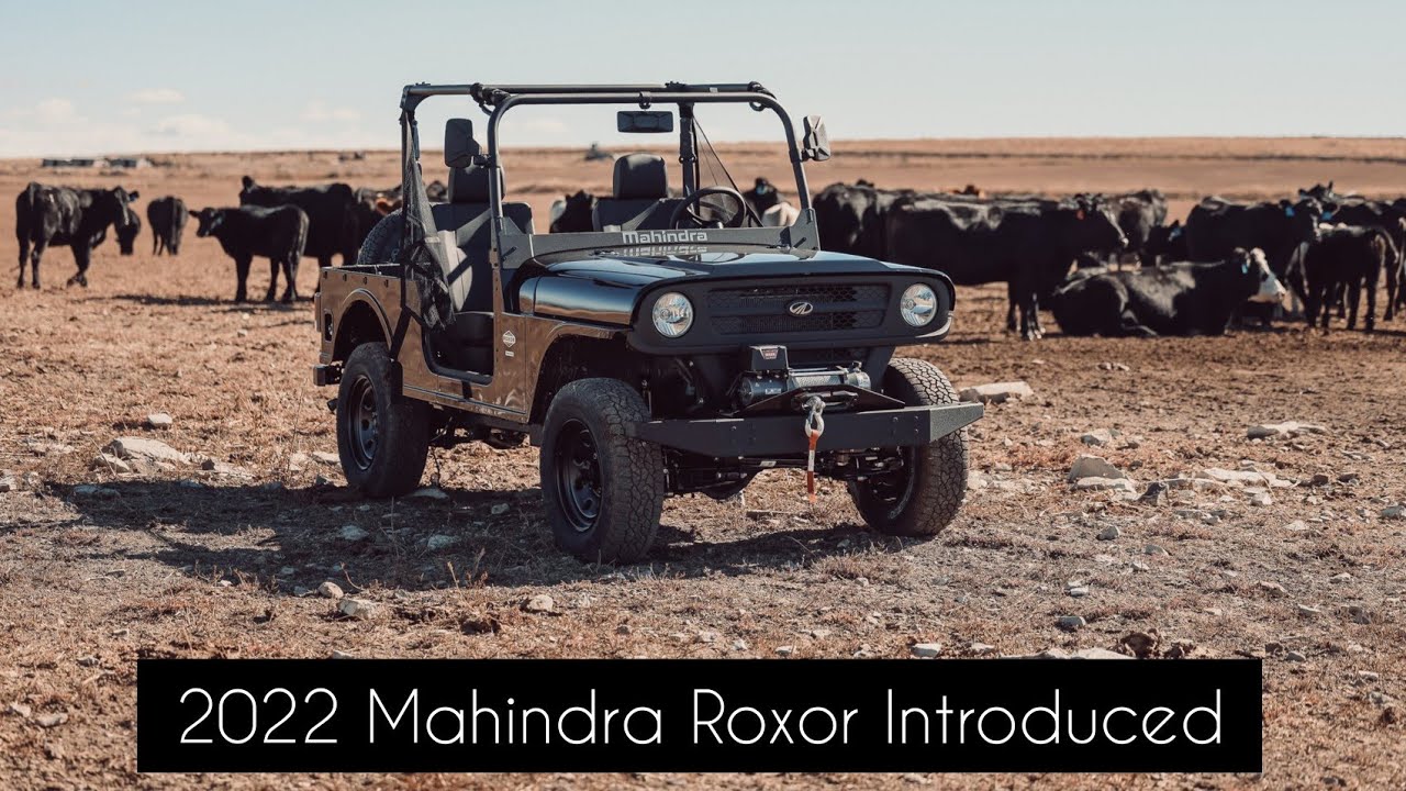 2022 Mahindra Roxor Introduced, Now Looks Like A Jeep In The Witness Protection Program