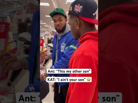 “I got two 7-foot sons, KAT & Gobert” Ant is comedy 😂