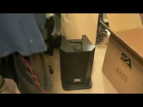 Tower1 - Powered Portable Column Array PA System - 4x3 Column | Reverb