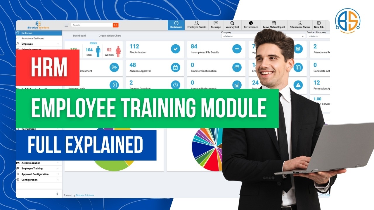 HRM Employee Training Module | Complete Workflow Demo