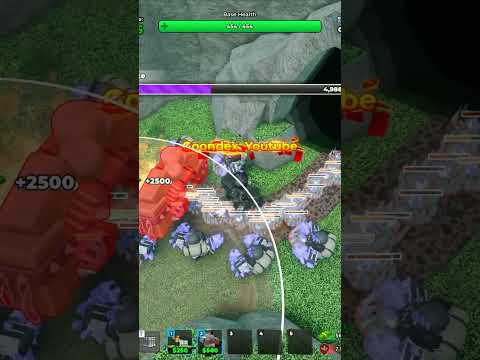 Brute vs 100 traps Roblox Tower Defense Simulator