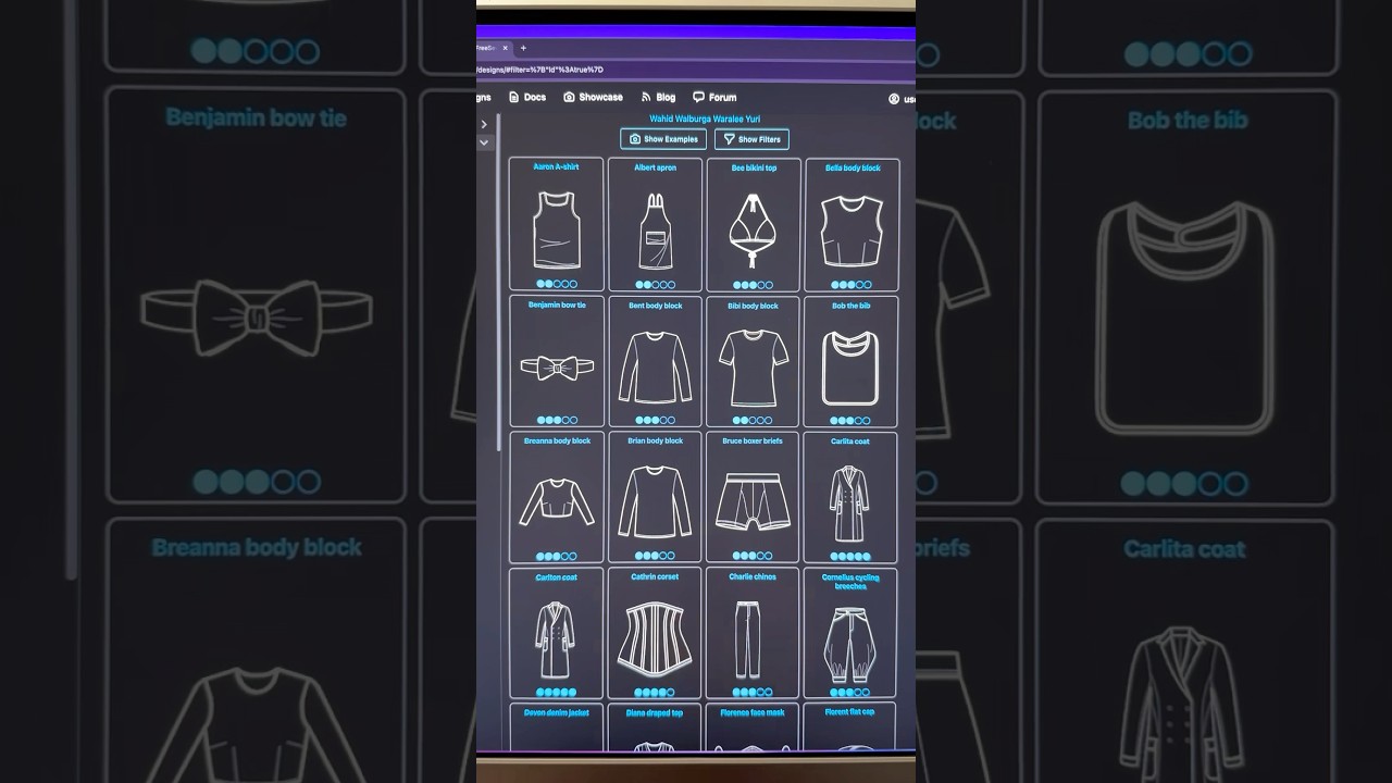 Generate almost any clothing pattern #sewing #clothing #sewingpatterns