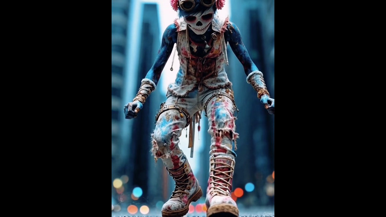 Looking For Something... Image by Artful Basto... Anime by Grok... #Digitalart #deviant  #halloween