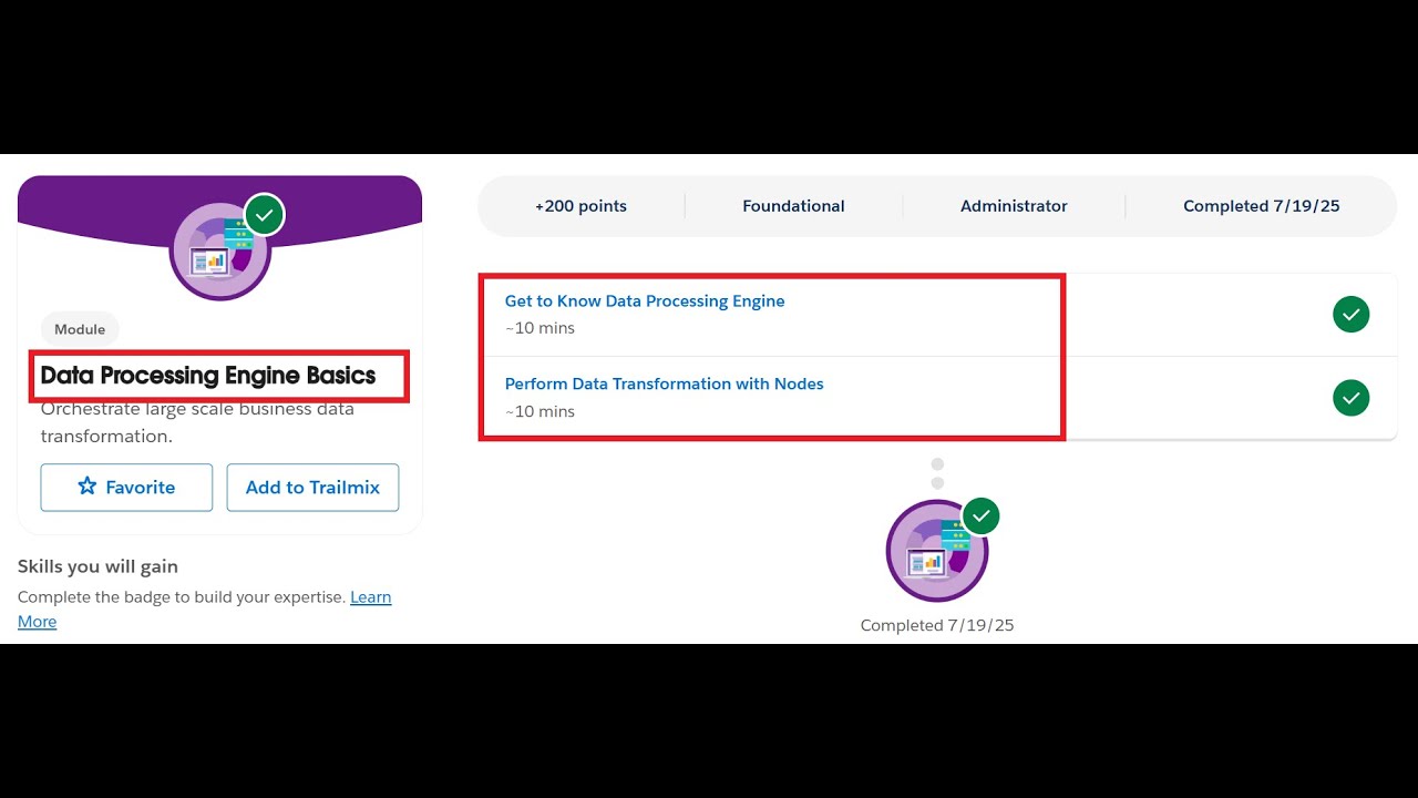 Data Processing Engine Basics | Salesforce Trailhead