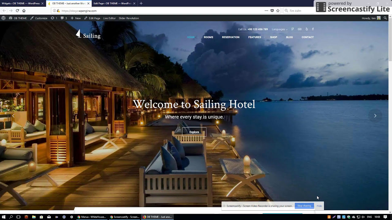 Sailing Theme - Steps By Steps Installation