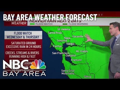 Bay Area Forecast: Heavier Rain; Bay Area Flood Watch