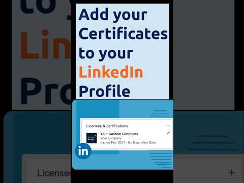 How to Add Learning Certificates on LinkedIn