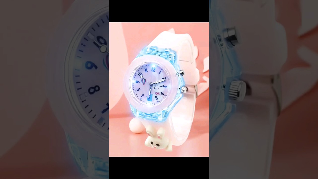 Fun & Functional: SPIKY 3D Cartoon Kids Analog Watch with LED Luminous Lights!