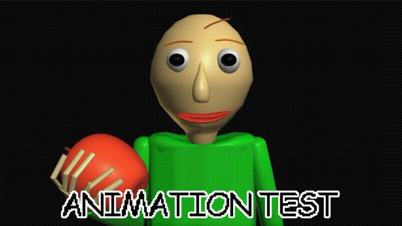 @Swordablet2 B.M.R Baldi Model V3 Animation Test