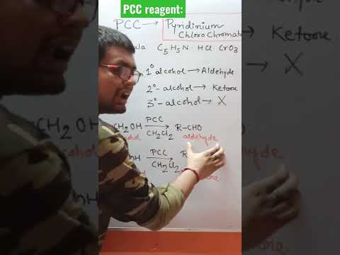 PCC oxidation of alcohols|| PCC oxidising agent||Role of pyridinium chloro chromate reagents #shorts