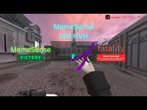 Memesense VS Fatality Users MM HVH FT. VAC 3.0