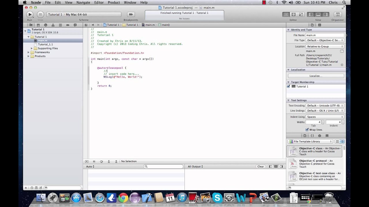 Objective-C Programming Tutorial 2- Understanding a Basic Program