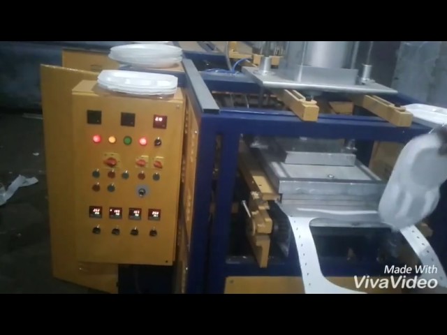 Thermocol Plate Making Machine - Thermocol Disposable Plate Making ...