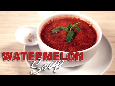 Watermelon Soup | Healthy Recipe | Learn To Make Watermelon Soup | Summer Soup | Cook Book