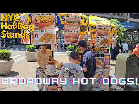 Broadway Hot Dogs! | NYC Hot Dog Stands