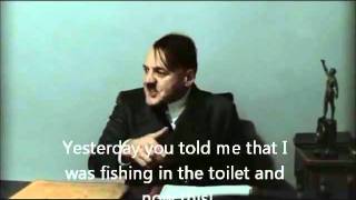 Hitler is informed Lionel Messi wants to leave Barcelona