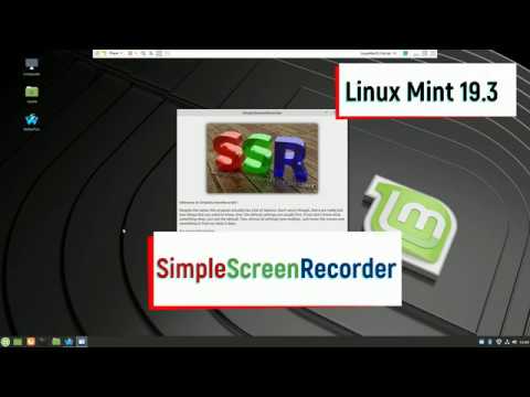 Linux Mint 19.3 and SimpleScreenRecorder - screen recording for Linux