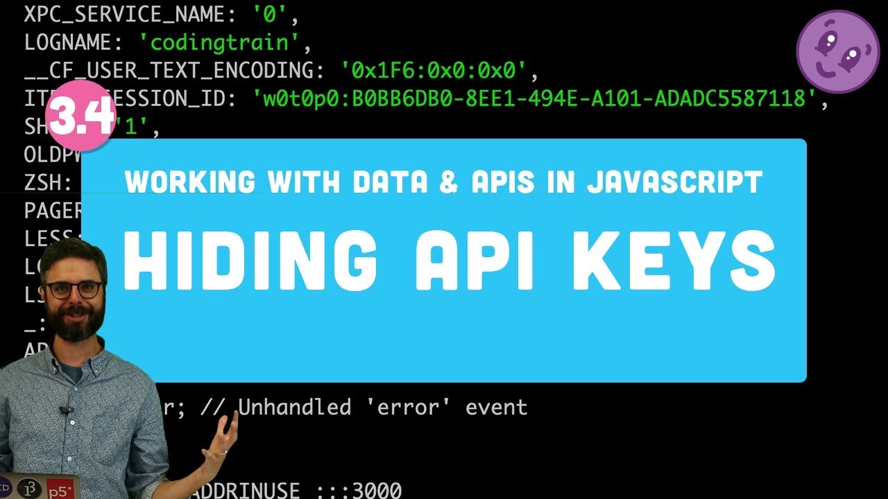 3.4 Hiding API Keys with Environment Variables (dotenv) and Pushing Code to GitHub