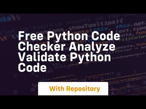 Free Python Code Checker Analyze Validate Python Code