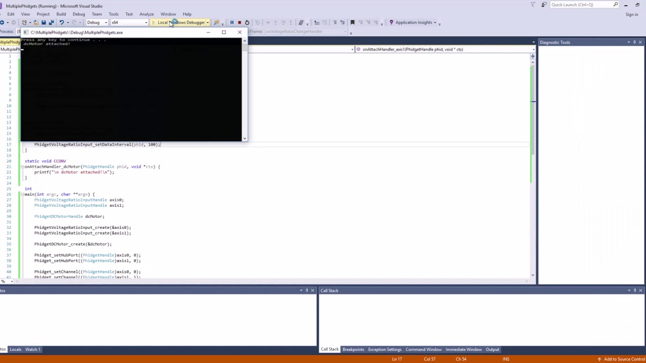 Phidgets - Using multiple devices