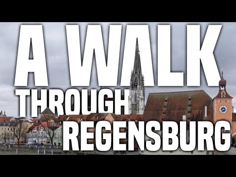 A Walk Through Regensburg, Germany 🇩🇪 + 🚶