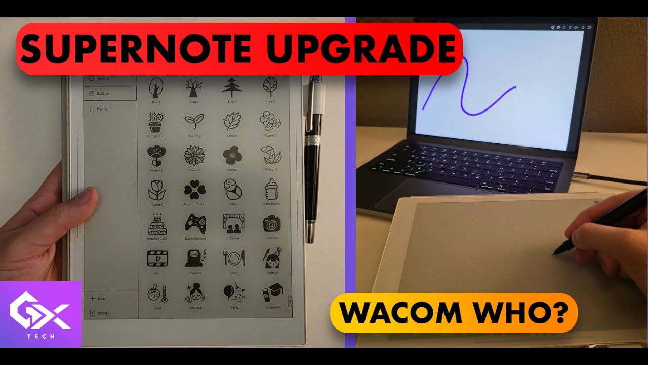 Testing Supernote’s New InkFlow App + Sticker Features