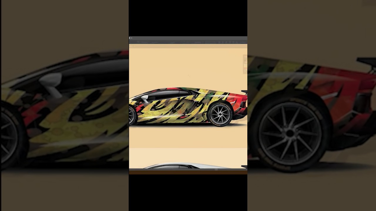 #automobile #wrap #designer #design #adobe illustrator #2