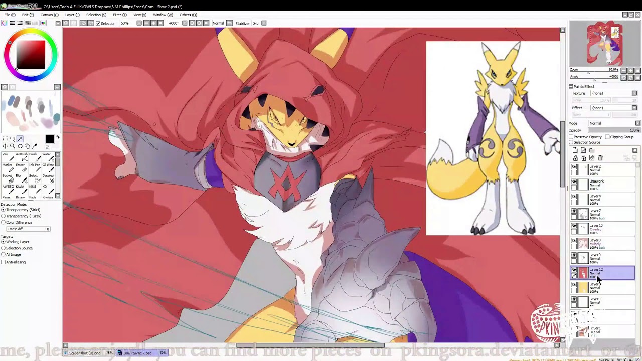 Speedpaint Renamon's Power