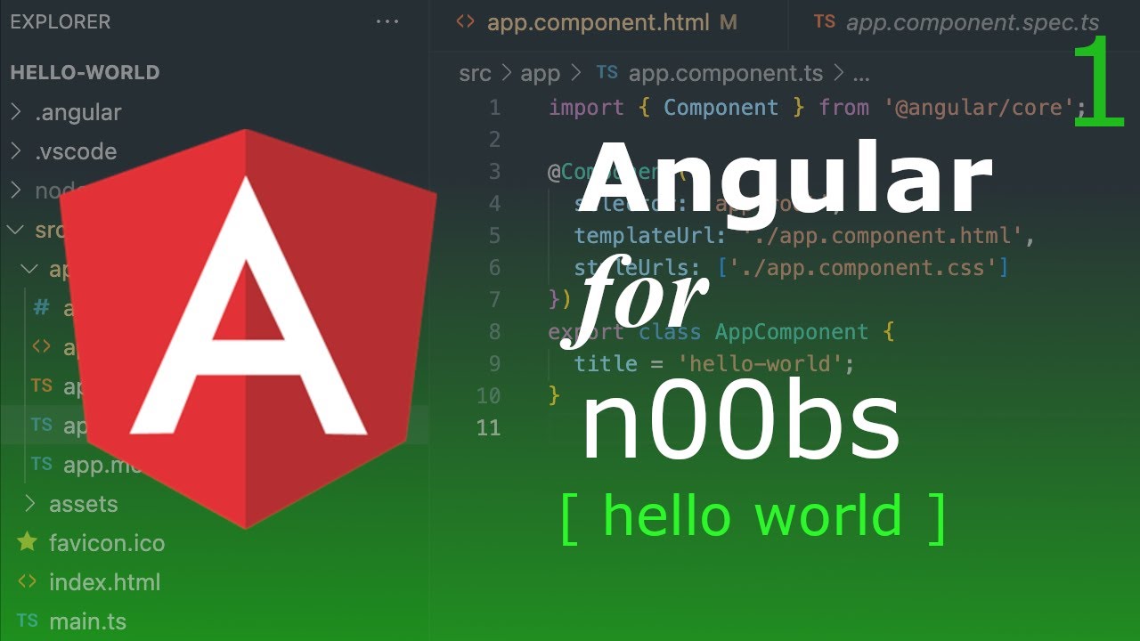 Angular Beginner Series - Part 1 - Hello World!
