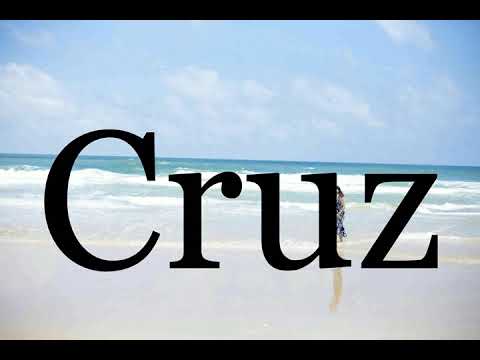 How To Pronounce Cruz🌈🌈🌈🌈🌈🌈Pronunciation Of Cruz