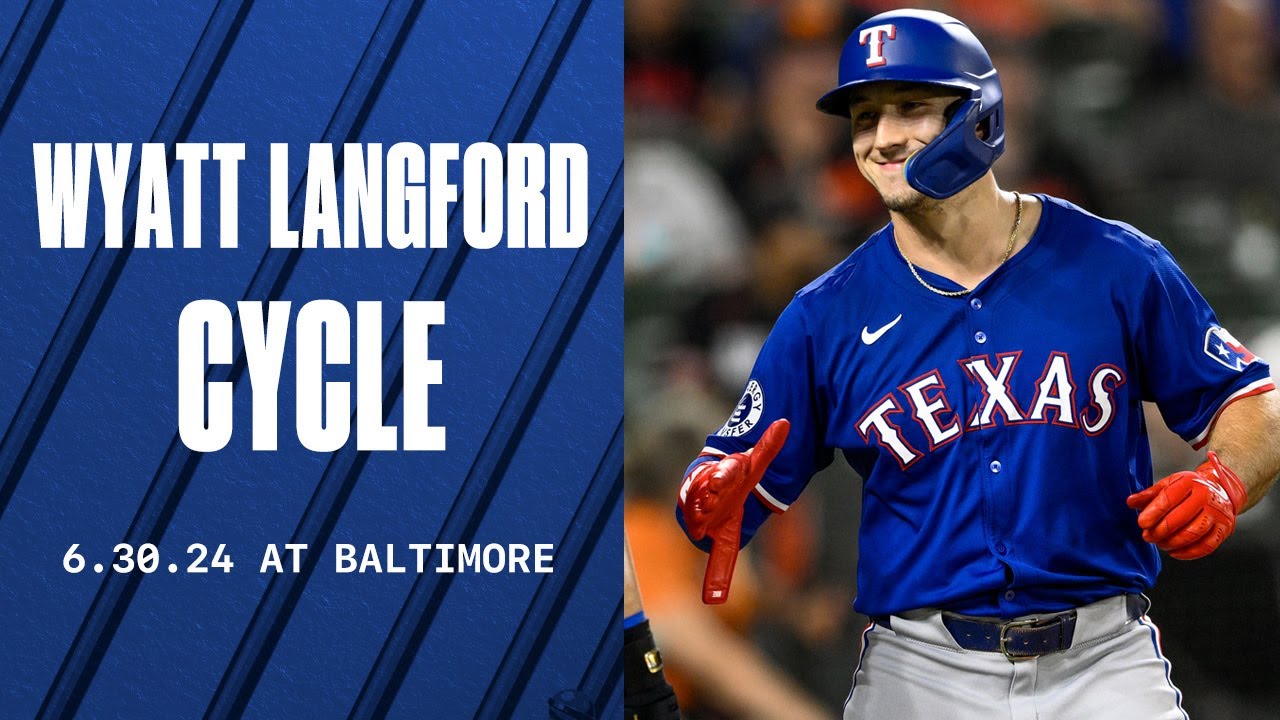 Wyatt Langford Hits For The Cycle