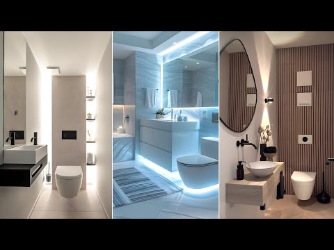 100+ CREATIVE SMALL BATHROOM IDEAS 2025 - MODERN BATHROOM DESIGN IDEAS 2025 - BATHROOM DECOR 2025