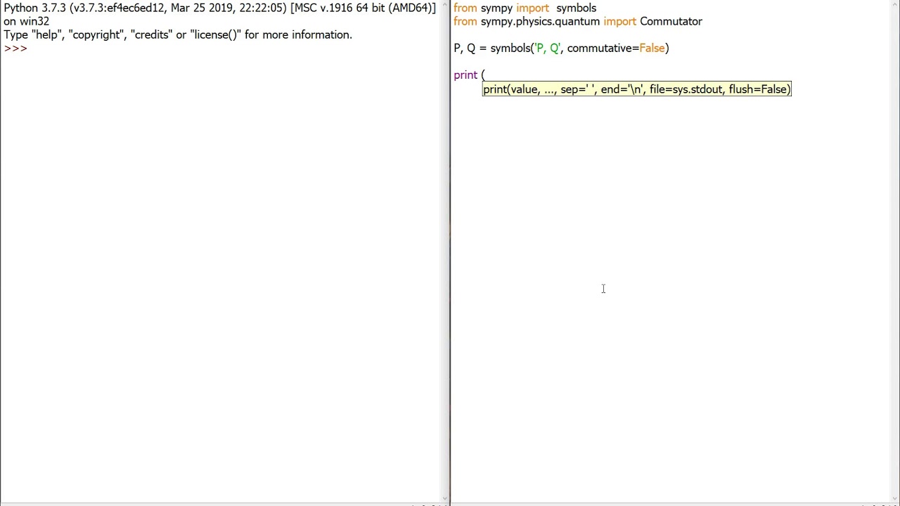 Quantum Mechanics with Python - 1 - Commutator of Observable