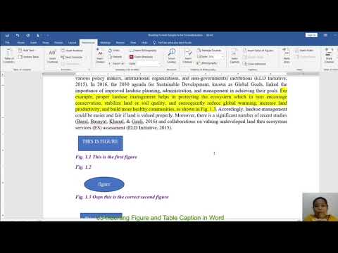 03 Inserting Captions and Cross referencing