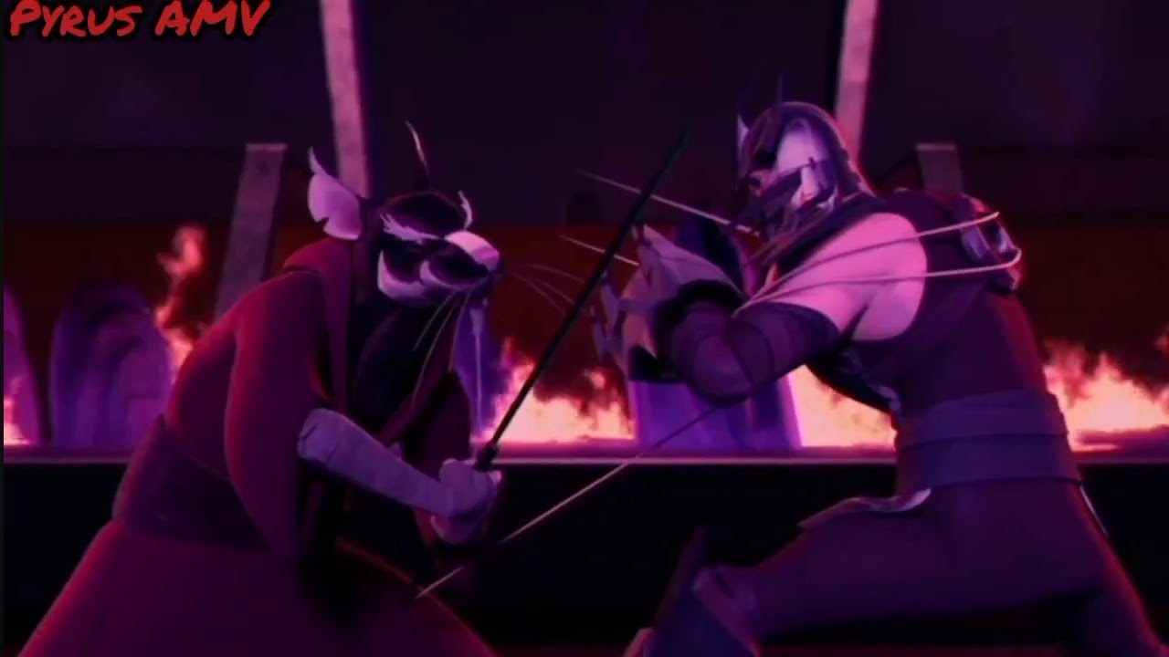 Splinter vs Shredder CMV (All Fights)
