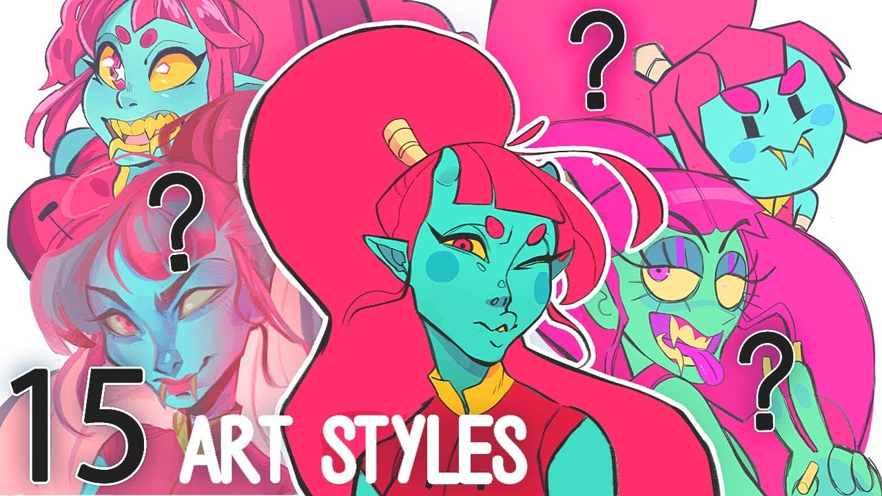 15 Art style Challenges - Inspiration edition