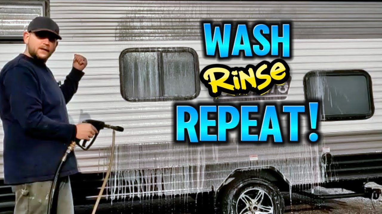 RV Pro Washing Tips: How To Make Your Travel Trailer SHINE Like NEW!