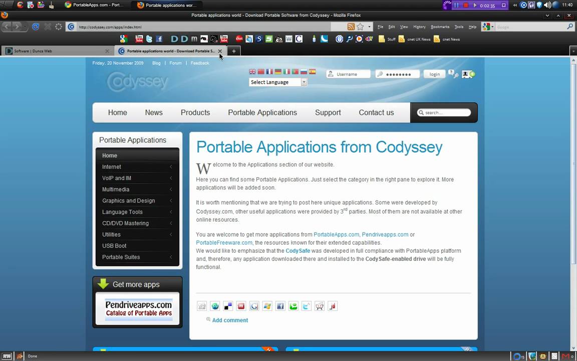 CodySafe - Portable Apps Launcher