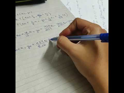 Runge-Kutta-Fehlberg method FORMULA to remember