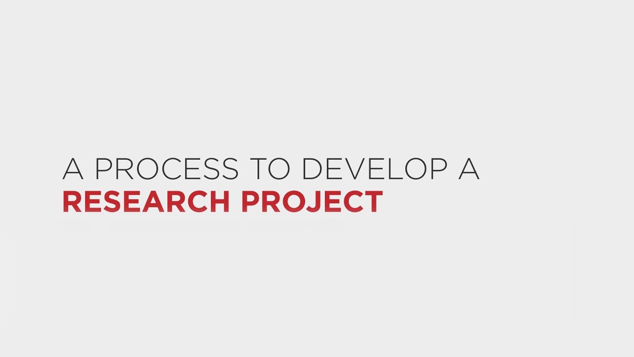 4. Developing a Research Project (Module 2, Part 1) - PYSJ