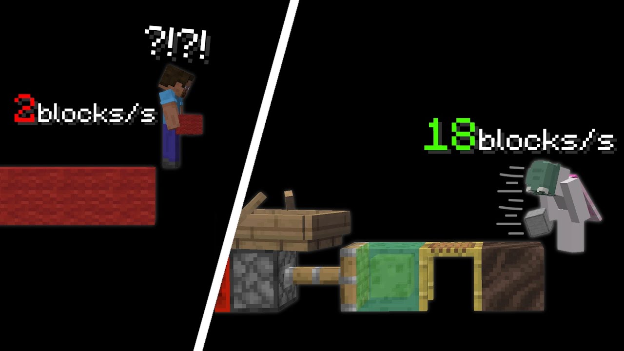 FASTEST way to BRIDGE in Minecraft