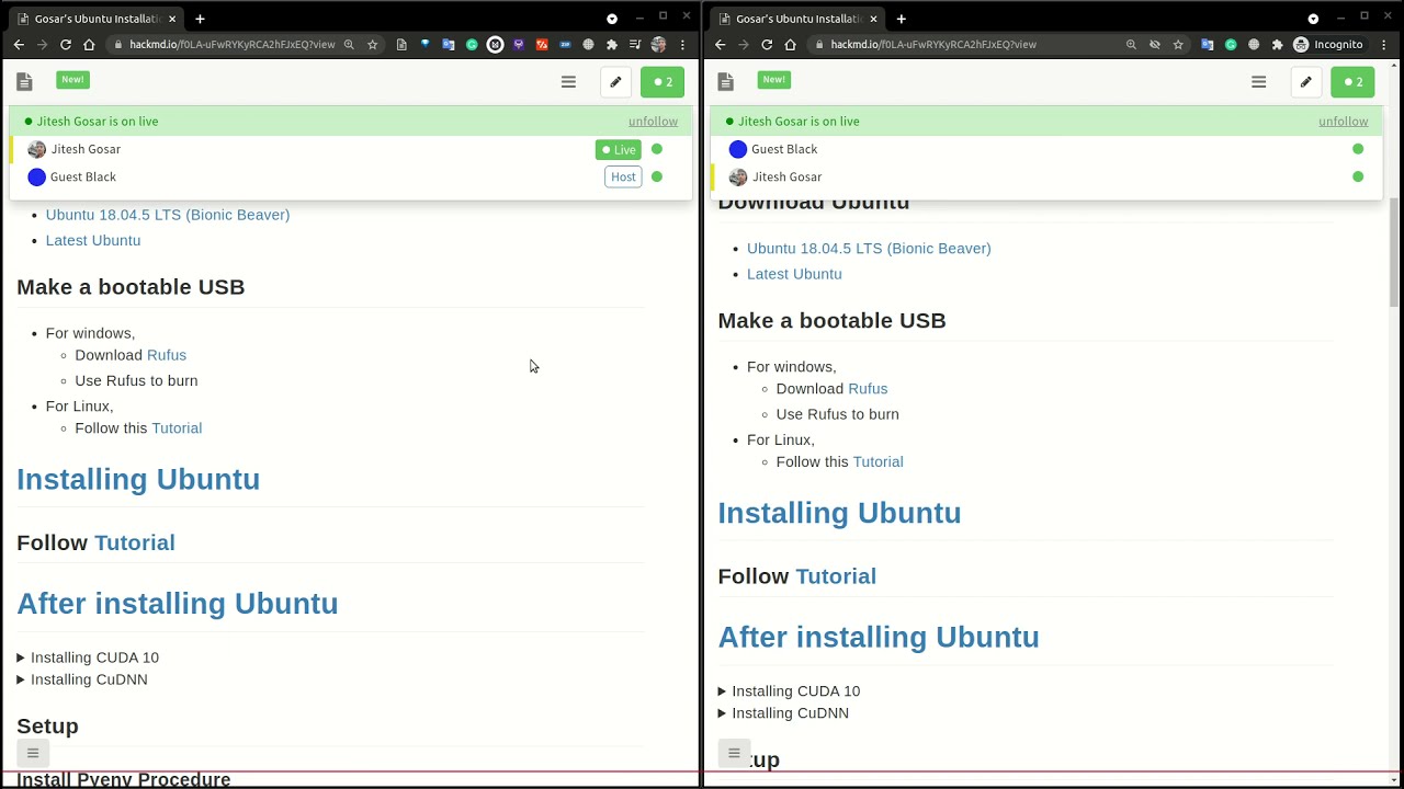 HackMD Live Note sharing Demo