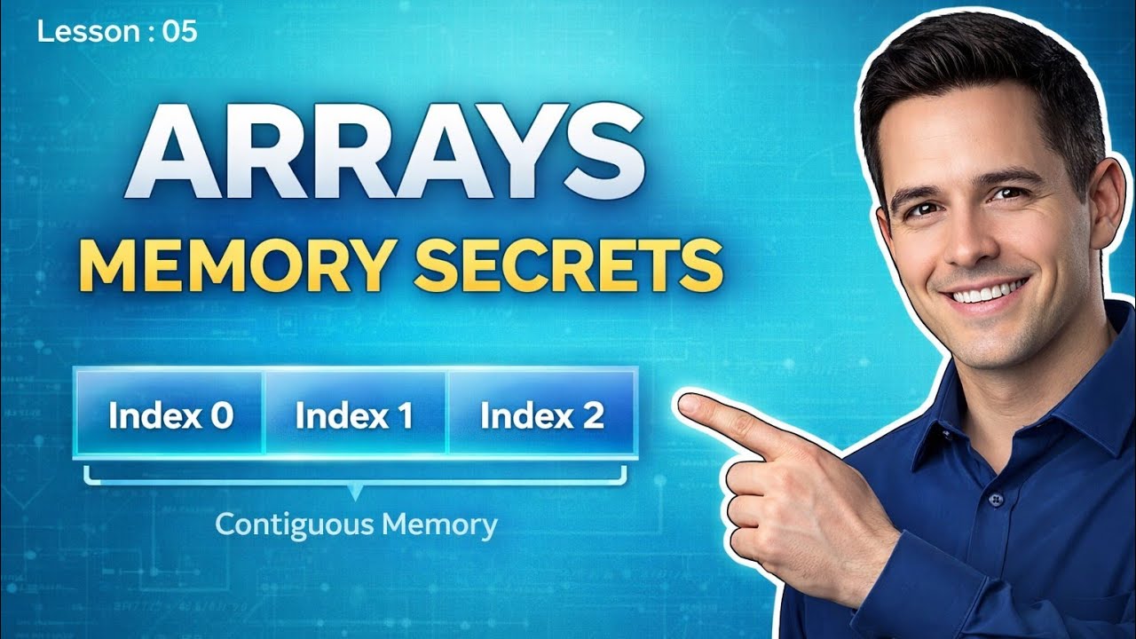 C Arrays Explained: Memory Allocation, Indexing & Time Complexity (DSA 2026)