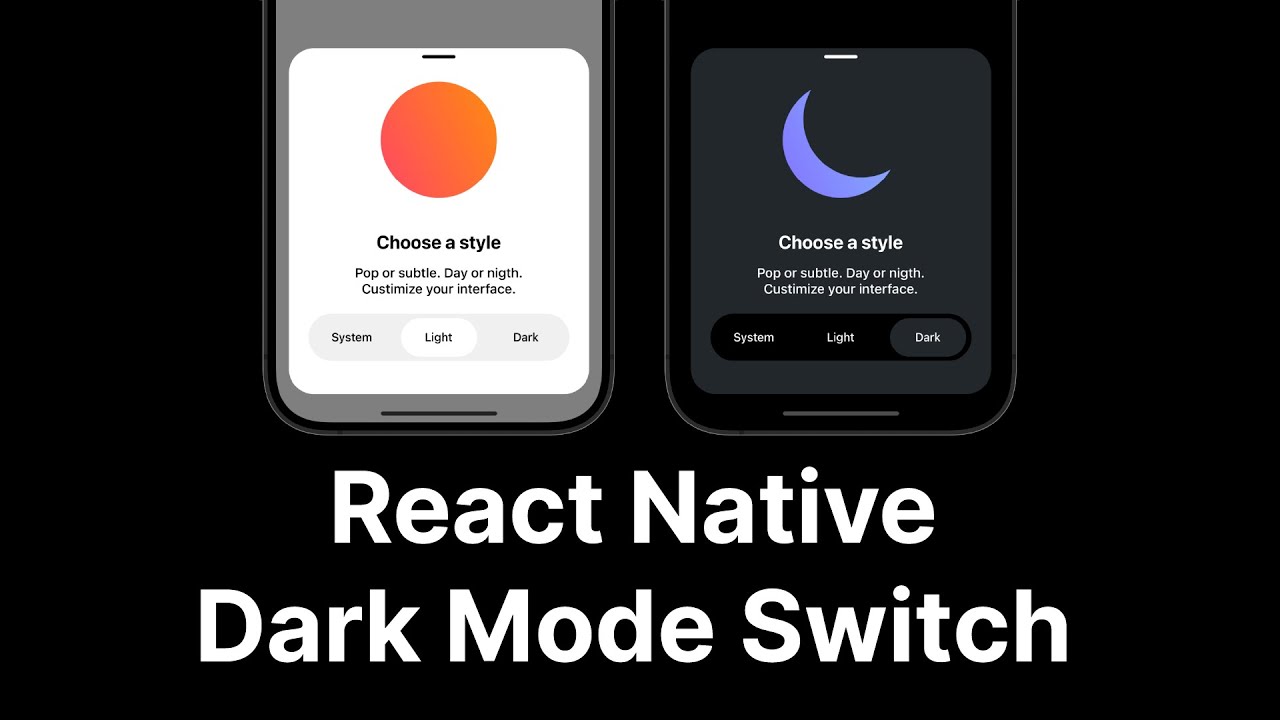 React Native Dark Mode Switch