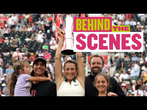 Behind the Scenes as Tatjana Maria Makes History at Queen’s 👑 | HSBC Championships 2025