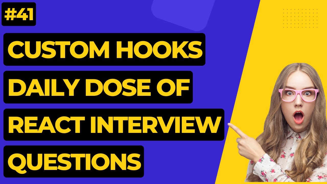 #41 Custom Hooks In React? | React Interview Questions #react #reactinterviewquestions #codingdoctor