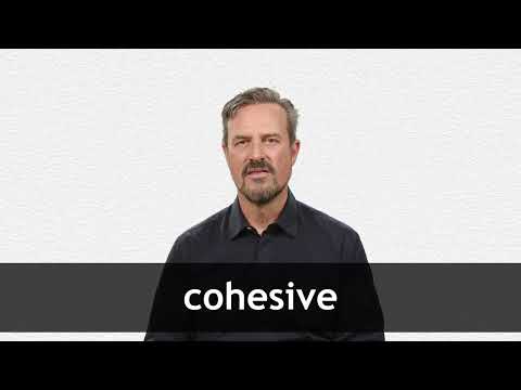 COHESIVE definition in American English | Collins English Dictionary